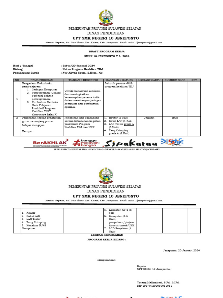 Proker 2024 TKJ | PDF