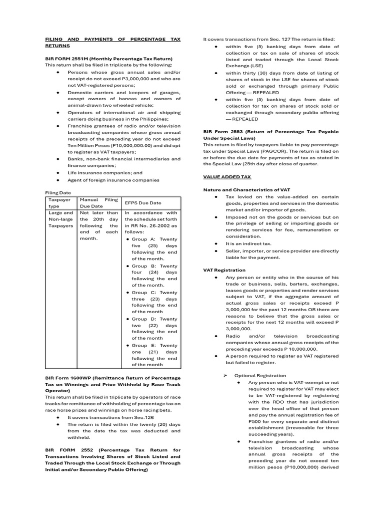 STM Reviewer | PDF | Value Added Tax | Taxes