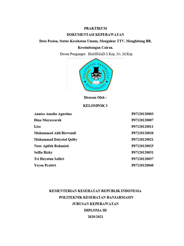 KEL 3 Dok - Kep Praktikum | PDF