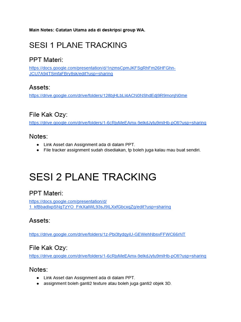 Plane Tracking Workshop Guide | PDF | Technology & Engineering