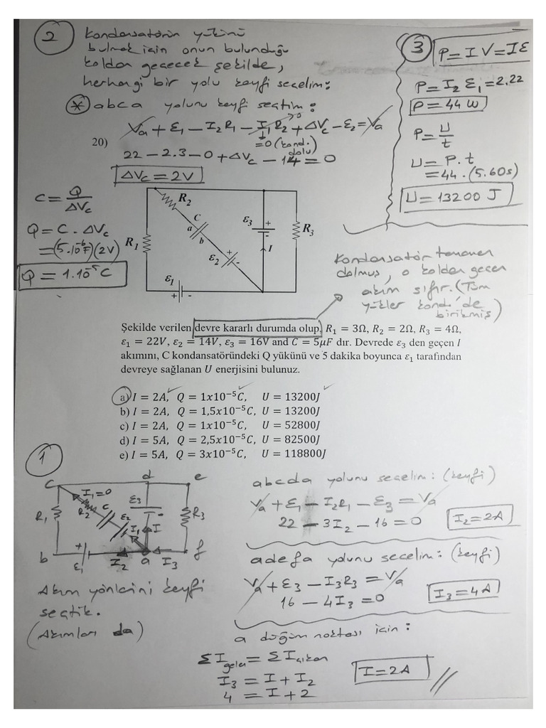 Fizik2 2.arasınav Örnek2 2022 | PDF