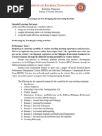 Teaching Internship LEARNING TASK 7 | PDF | Rubric (Academic) | Learning