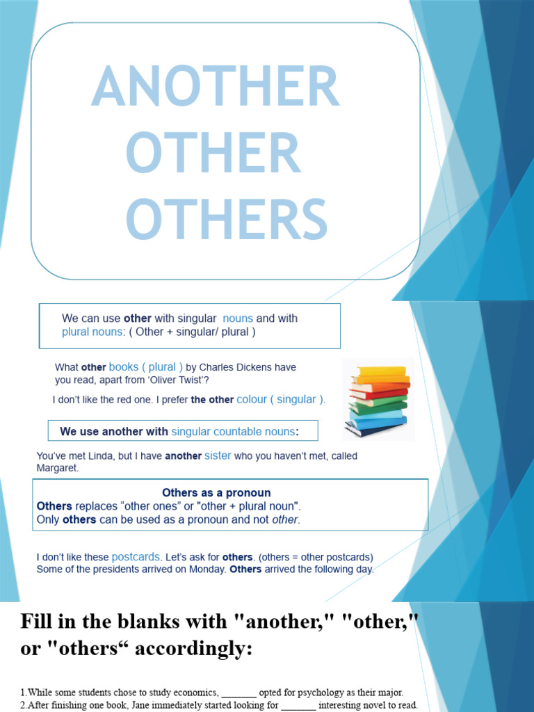 Apresentação Another, Other, and Others | PDF