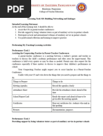 TOGUPEN JEREMY R. - Learning Task #11 - Designing My Teaching Internship Portfolio | PDF ...