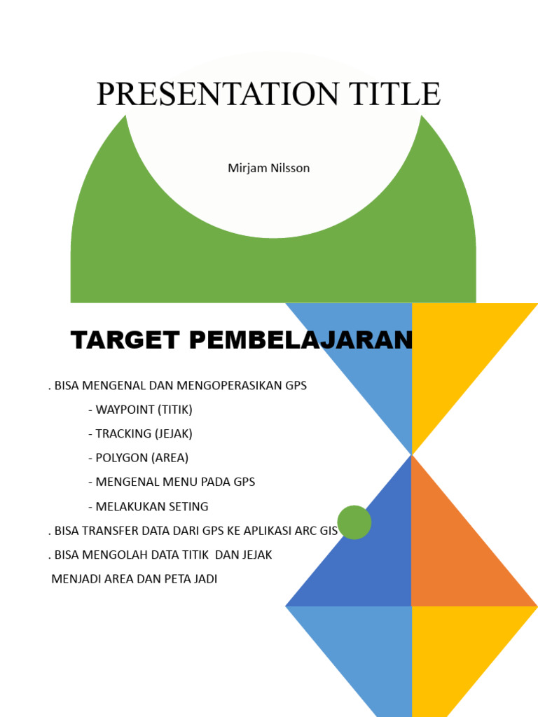 Target Belajar Gis | PDF | Business