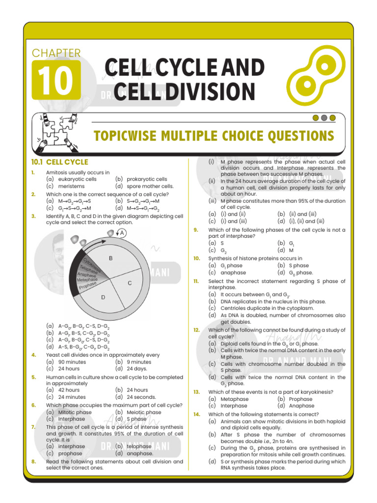 CH 10. Cell Cycle and Cell Division | PDF | Meiosis | Mitosis