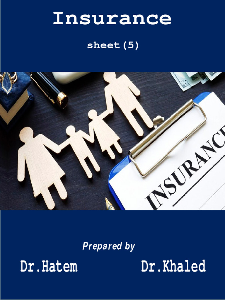 Insurance Sheet 5 DR Hatem | PDF