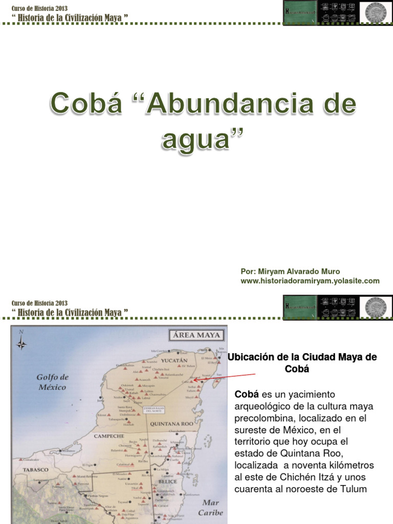 19° Clase Coba | PDF | Civilización maya