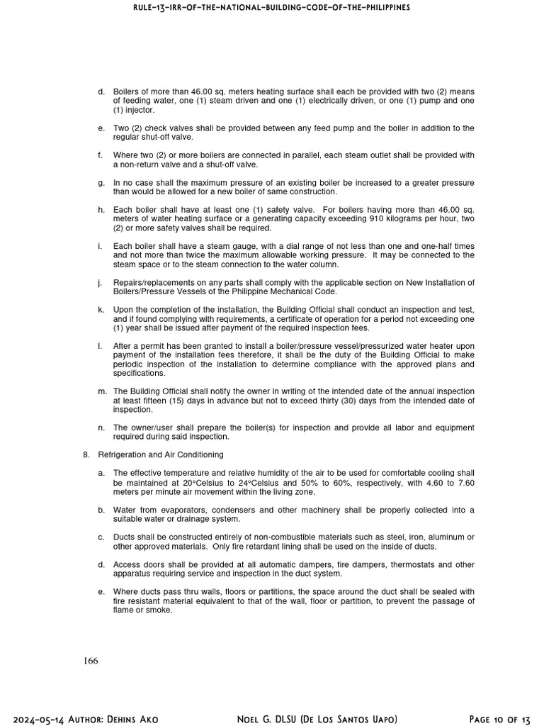 Pages From Rule 13 Irr of The National Building Code of The Philippines ...