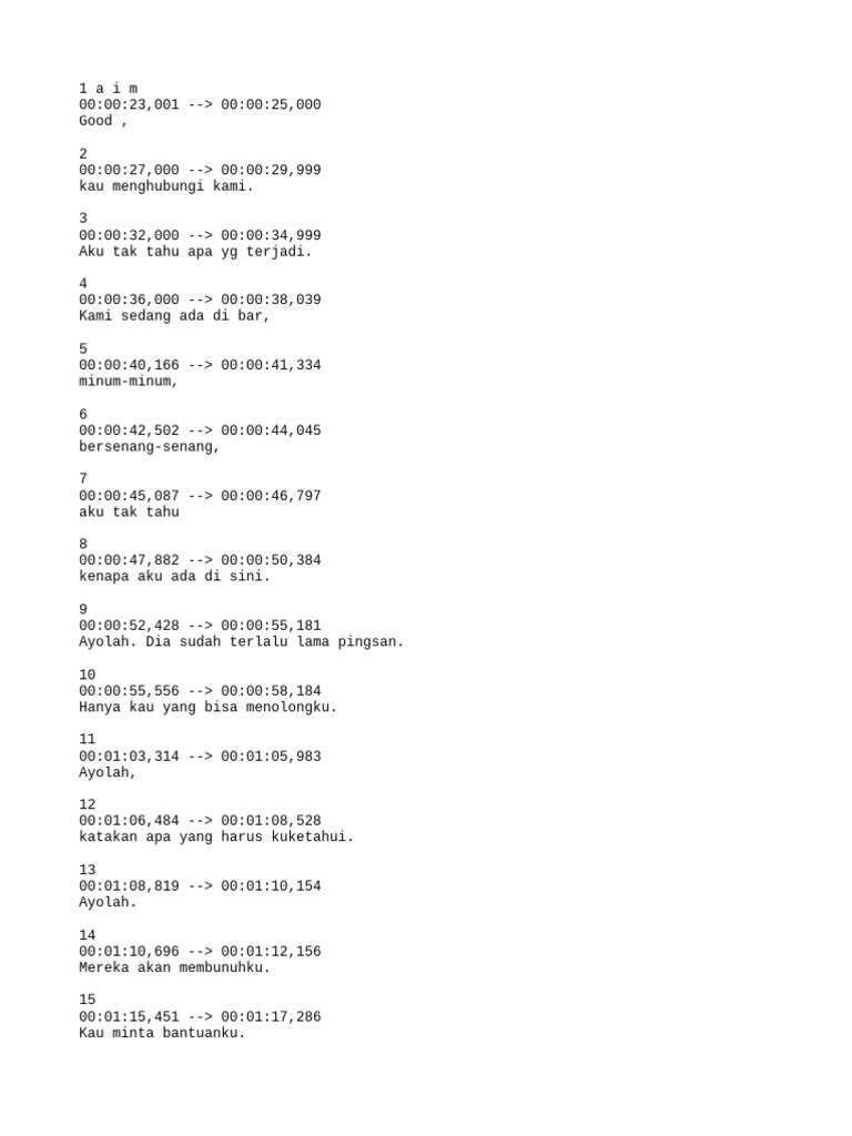 Misi Penyelamatan Daftar NOC CIA | PDF