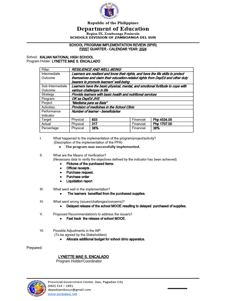 Encallado, L Spir Ok Sa Deped Shs | PDF | Health Care
