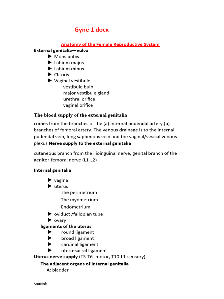 Gyne All in One | PDF | Menstrual Cycle | Miscarriage