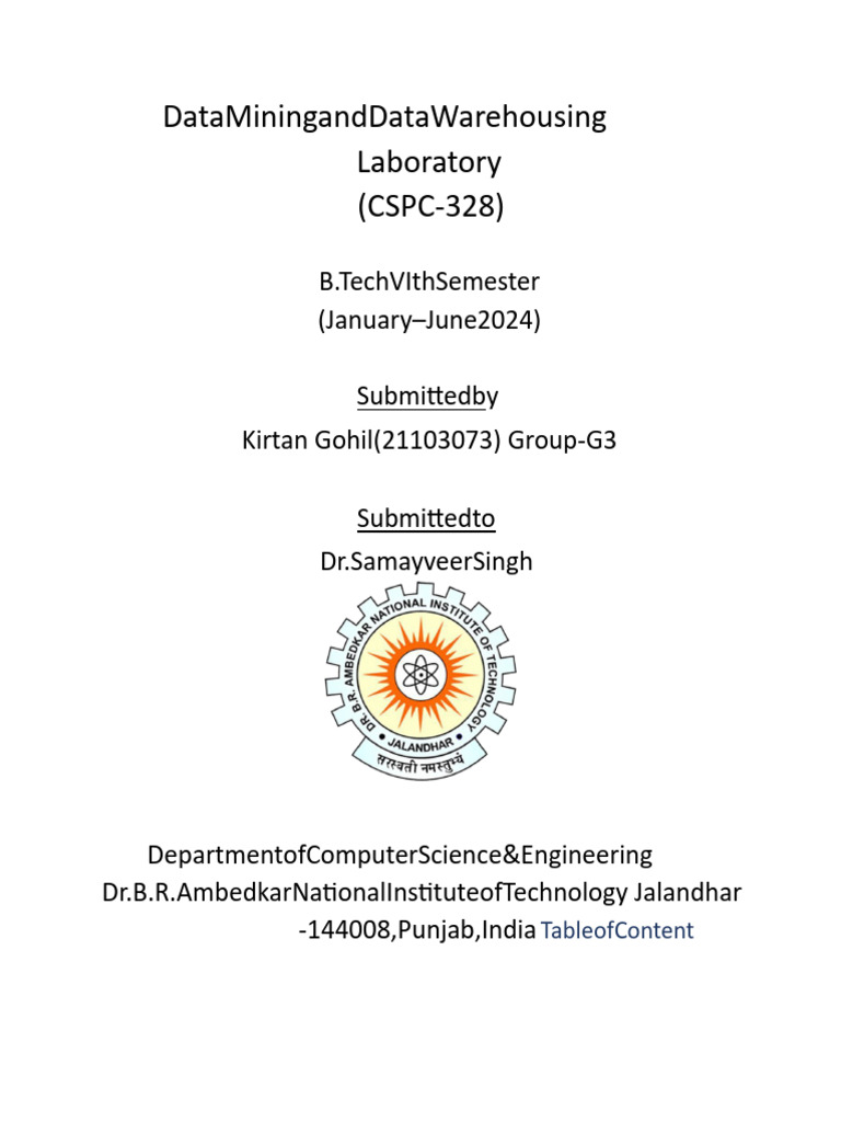 Dmdw Lab8 Kirtan | PDF | Cluster Analysis | Artificial Intelligence