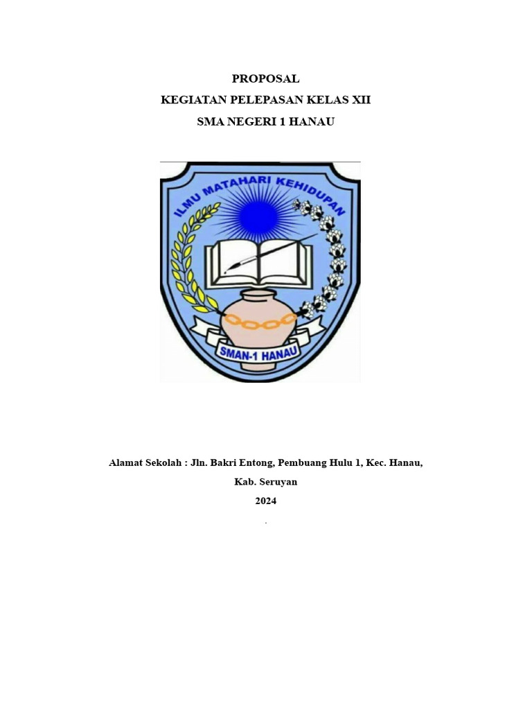 Proposal Perpisahan Yang Benar | PDF