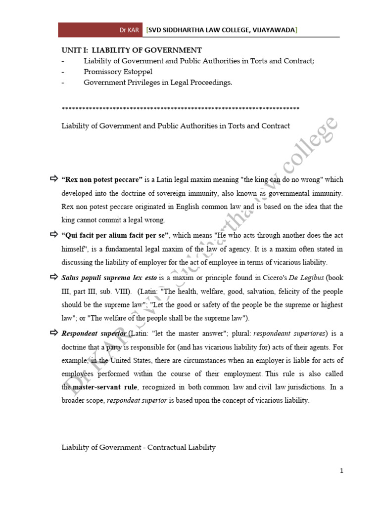 State Liability | PDF | Legal Liability | Justice