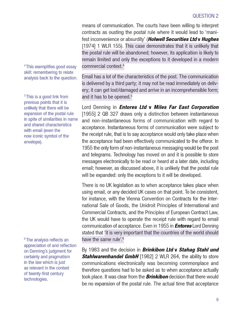 Formation | PDF | Mail | Offer And Acceptance