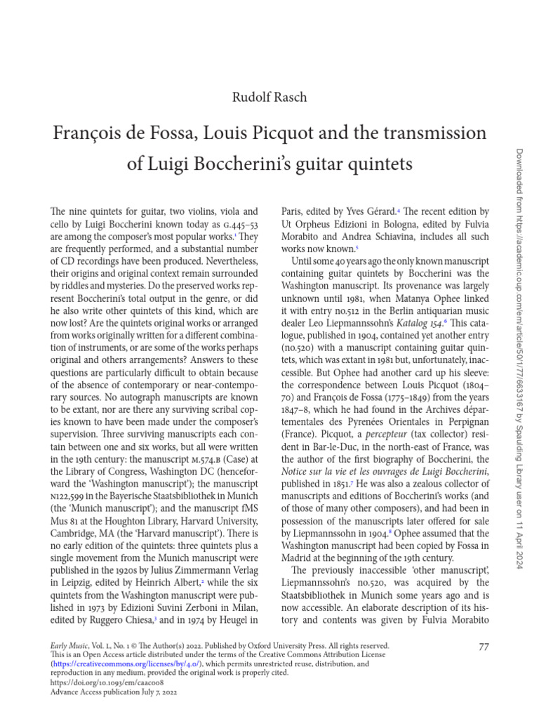 Caac 008 | PDF | Luigi Boccherini