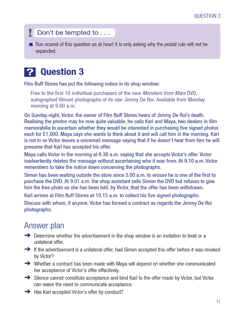 Formation | PDF | Offer And Acceptance | Contract Law