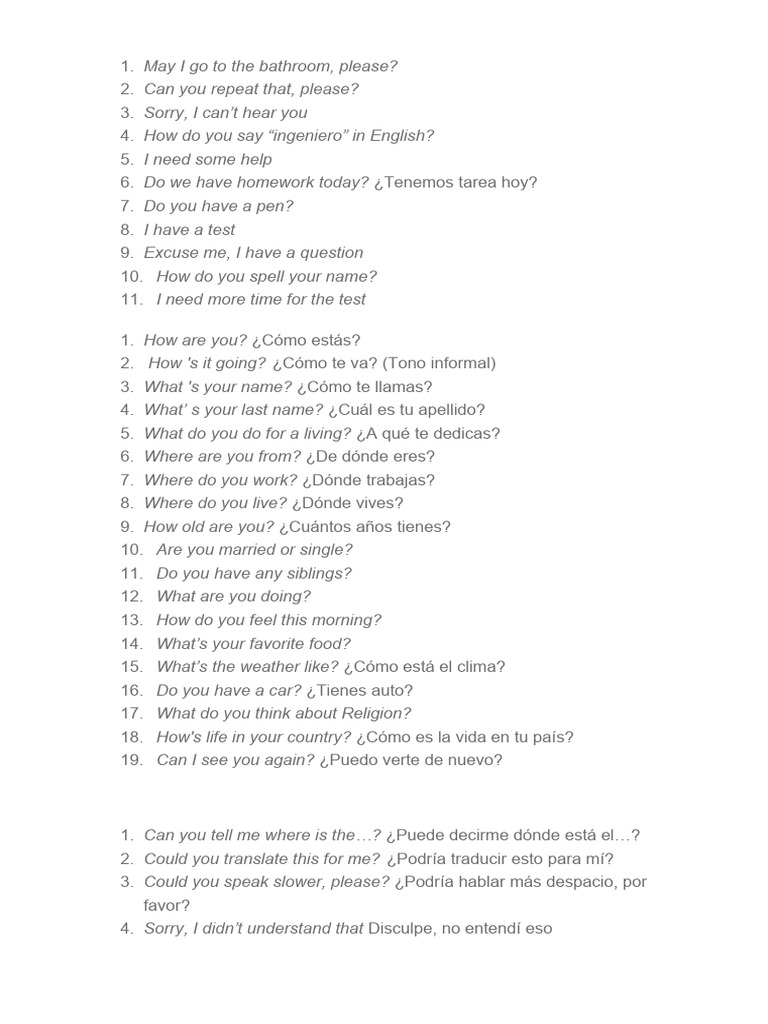 Frases En Ingles Pdf