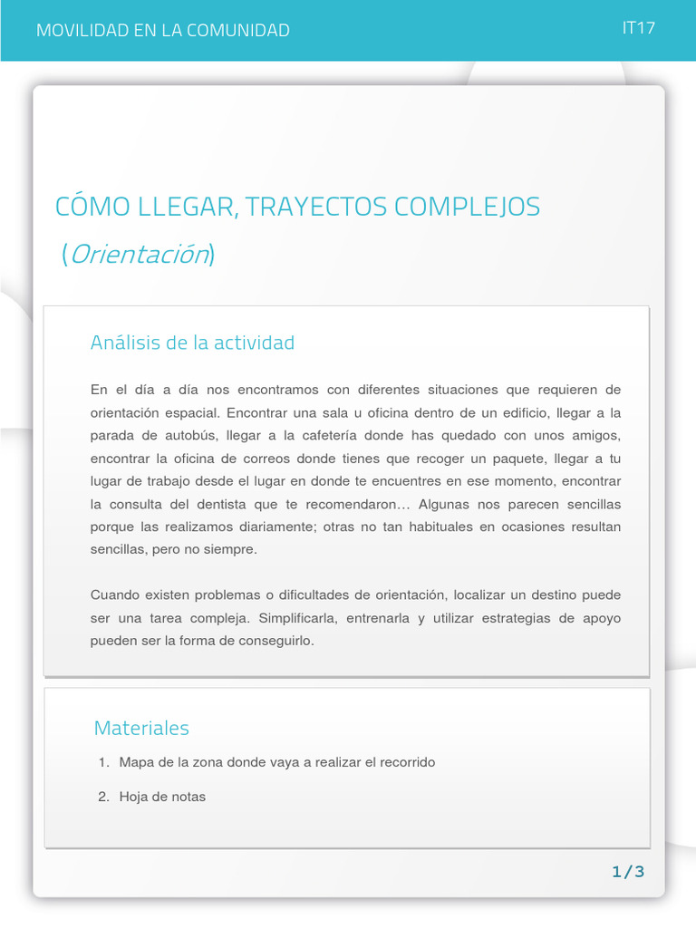 Cómo Llegar Trayectos Difíciles IT17 | PDF | Crecimiento personal y profesional