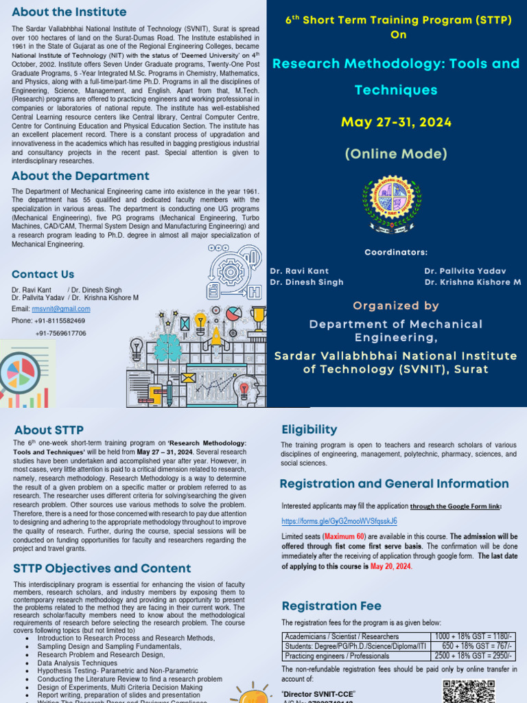 6th STTP-Research Methodology | PDF | Engineering | Science
