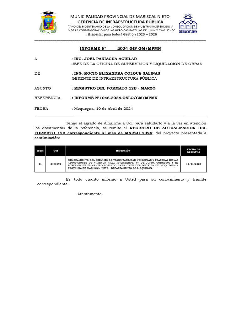 Registro Formato 12B | PDF | Negocios | Finanzas y administración del ...