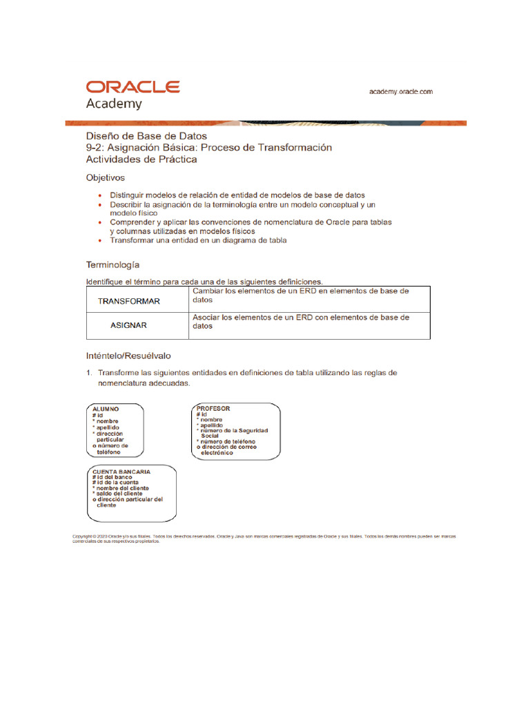 Oracle_Bases de Datos | PDF