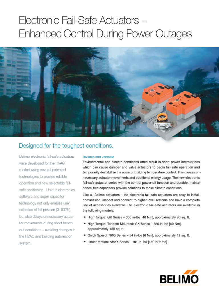 Electronic Fail Safe Flyer | PDF | Actuator | Capacitor