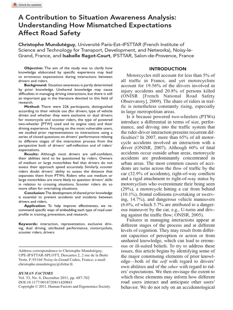 Munduteguy Ragot Court 2011 A Contribution To Situation Awareness ...