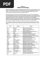 Medical Terminology Chapter 3 Study Guide | PDF | Science & Mathematics