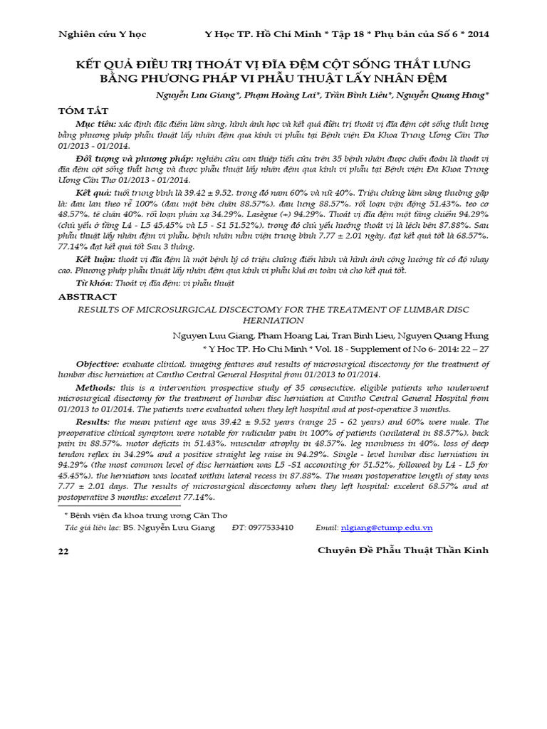 (123doc) Ket Qua Dieu Tri Thoat Vi Dia Dem Cot Song That Lung Bang Phuong Phap Vi Phau Thuat Lay ...