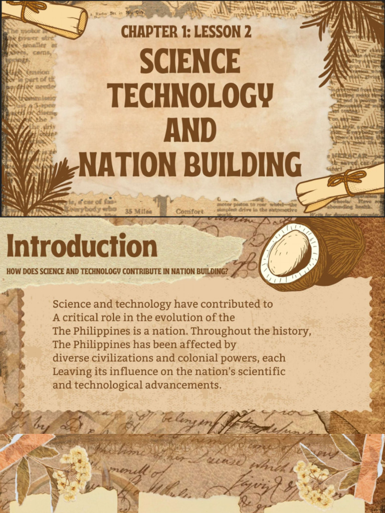 LESSON 2 Science Technology Nation Building | PDF