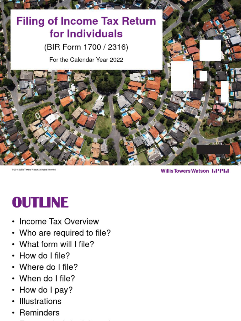 Filing of Returns Bir Form 2316 1700-Cy2021-1 | PDF | Taxes | Income Tax