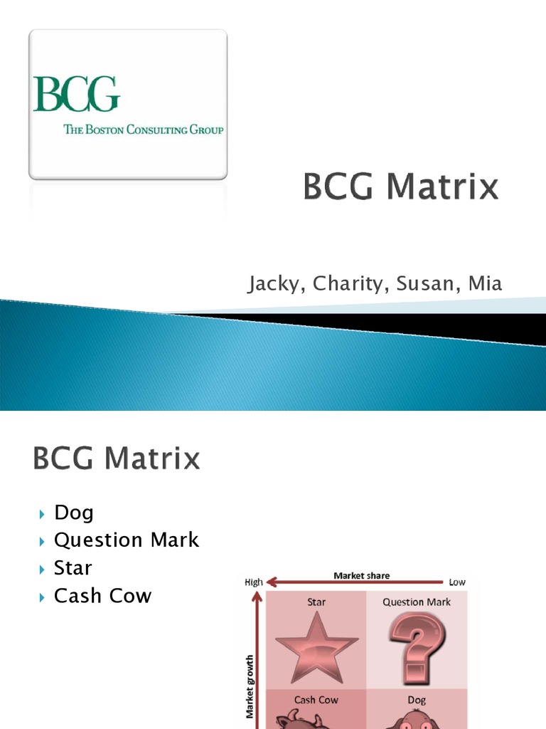 BCG Matrix Sony | PDF