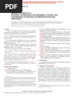 Transition Temperatures and Enthalpies of Fusion and Crystallization of ...