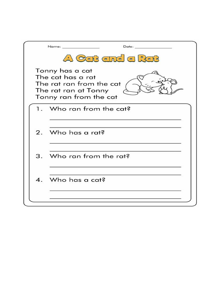 Printablee.com 1st Grade Reading Comprehension Passages 2242.Jpg | PDF