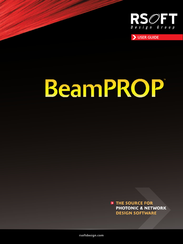 Beamprop Rsoft Training Material | PDF | Command Line Interface | Computer Aided Design