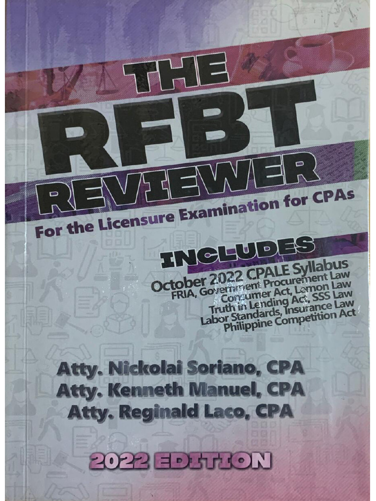 RFBT Reviewer by Laco | PDF