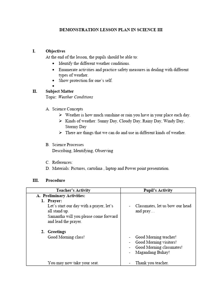 Deped Demo Science | PDF | Sky | Weather