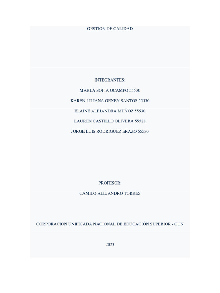 Aca2 Gestion de Calidad | PDF | Alimentos | Carne