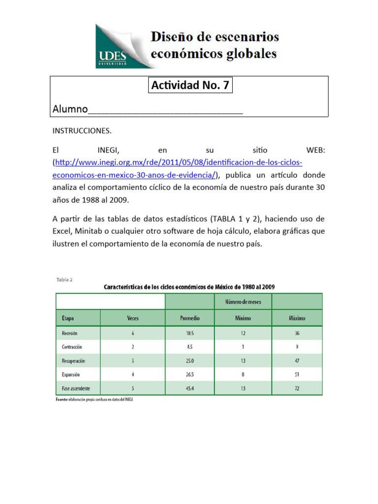 Actividad 7 Gráficas Excel | Descargar gratis PDF | Microsoft Excel | Software