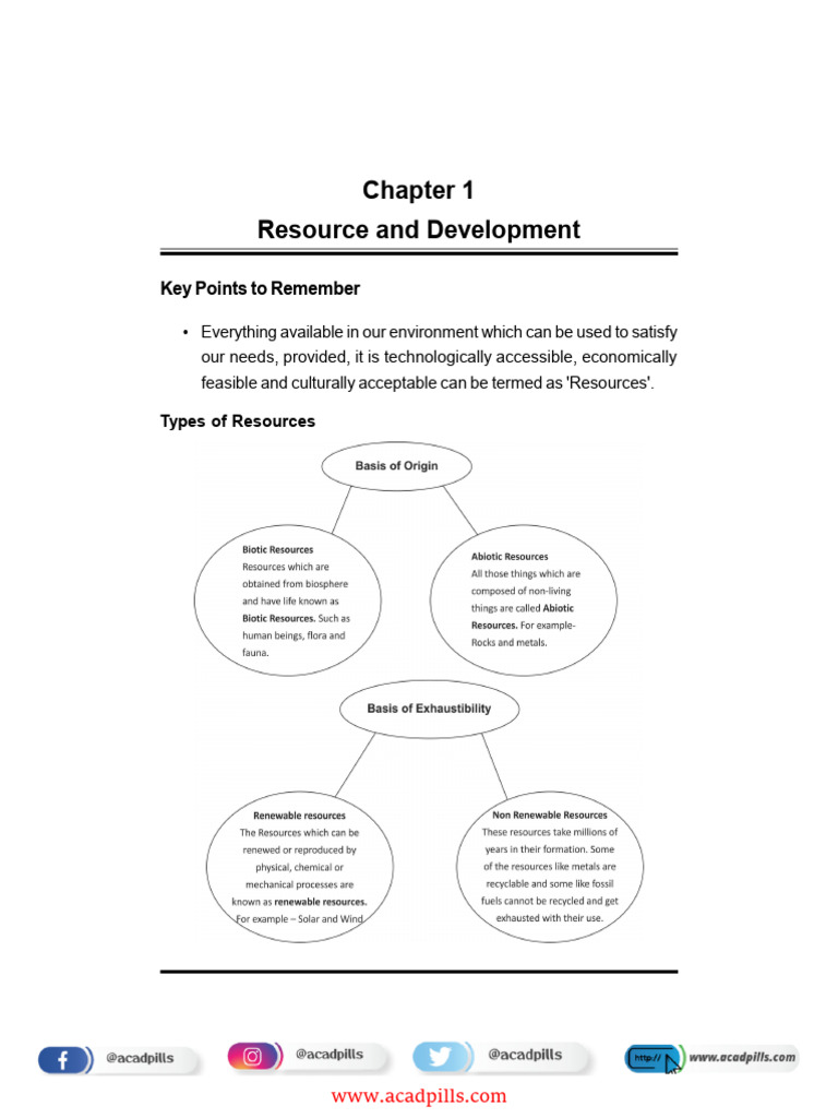 Resources and Development | PDF | Soil | Resource