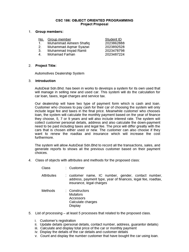 Csc 186 Proposal Download Free Pdf Fee Taxes 