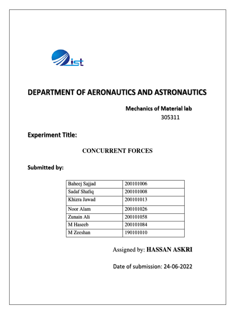 Concurrent Forces Experiment Overview | PDF | Force | Euclidean Vector
