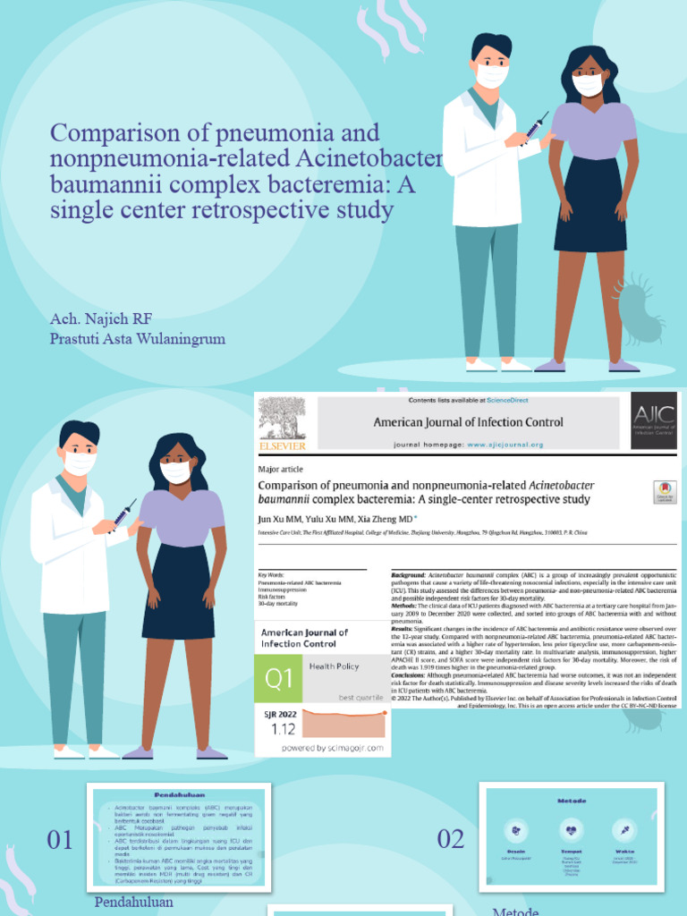 Comparison of Pneumonia and Nonpneumonia-Related Acinetobacter ...