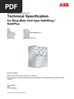 33kV MV Medium Voltage Switchgear ABB SafePlus | PDF | Fuse (Electrical ...