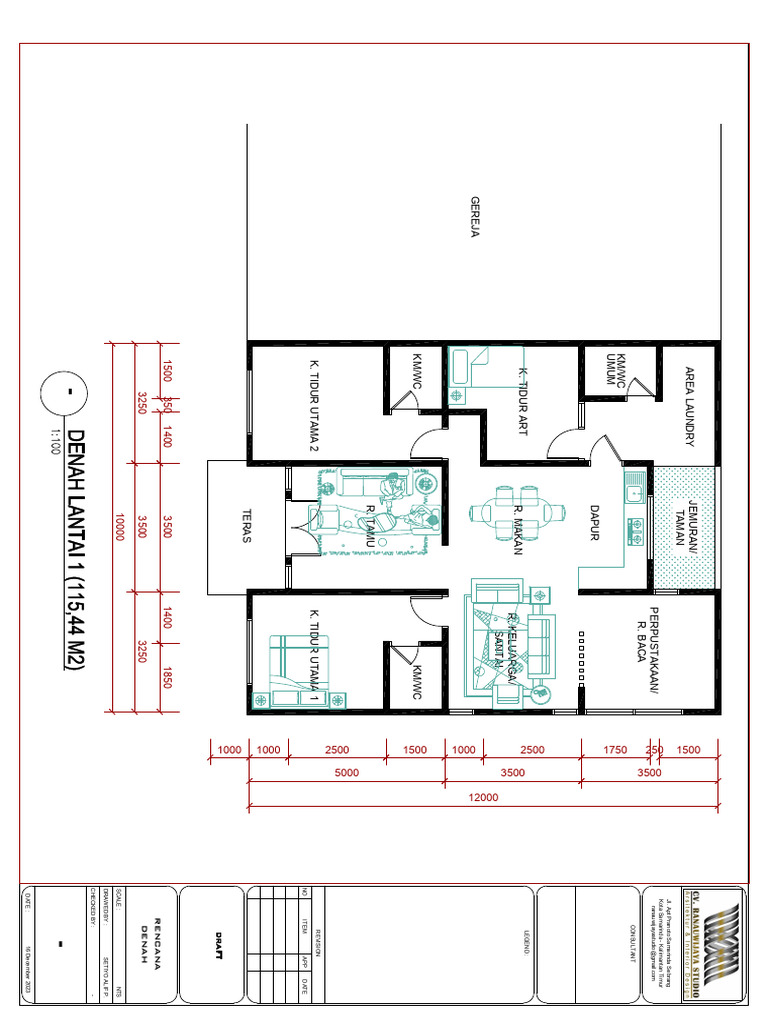 Denah Mess Gereja | PDF