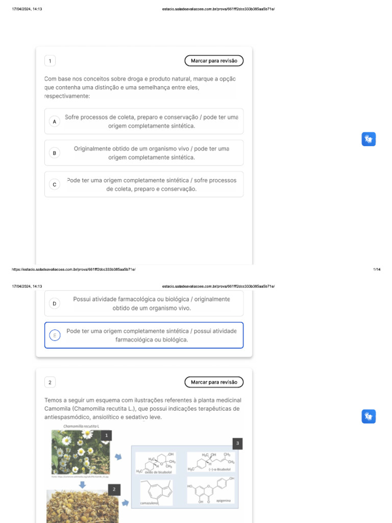 Farmacognosia SM1 NOTA 10 | PDF