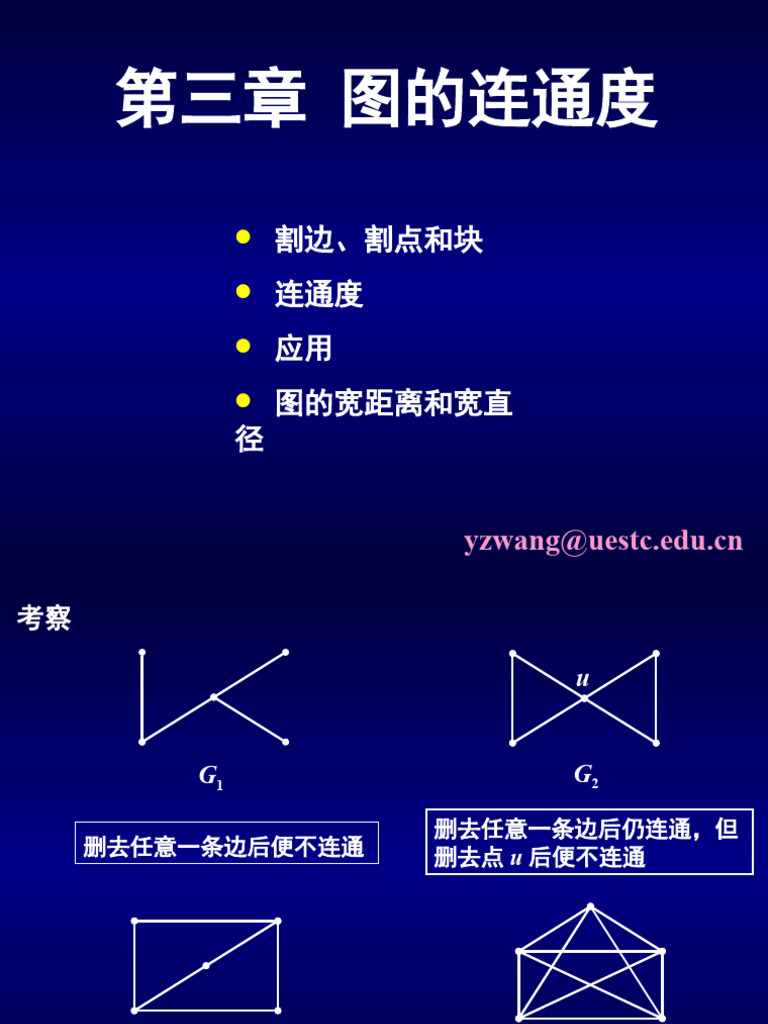 Graph Theory Chapter 3 | PDF