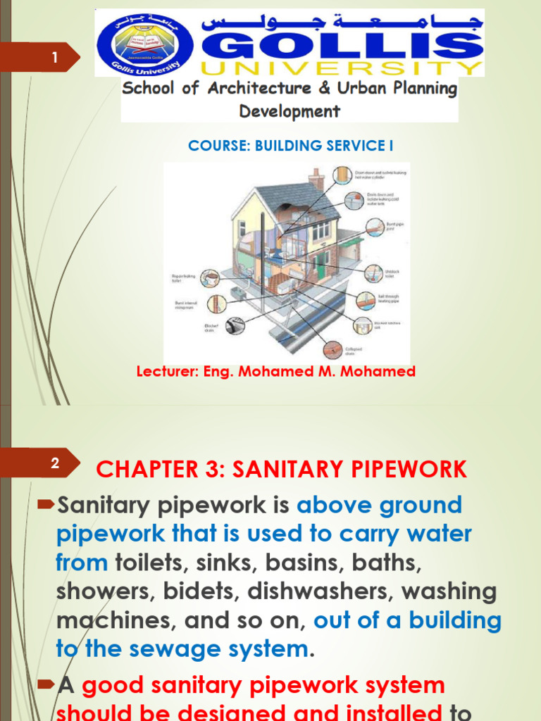 Chapter-3 Sanitary Pipework | PDF | Sanitary Sewer | Plumbing